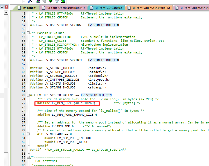 LVGL内存优化 | THEDI的仓库